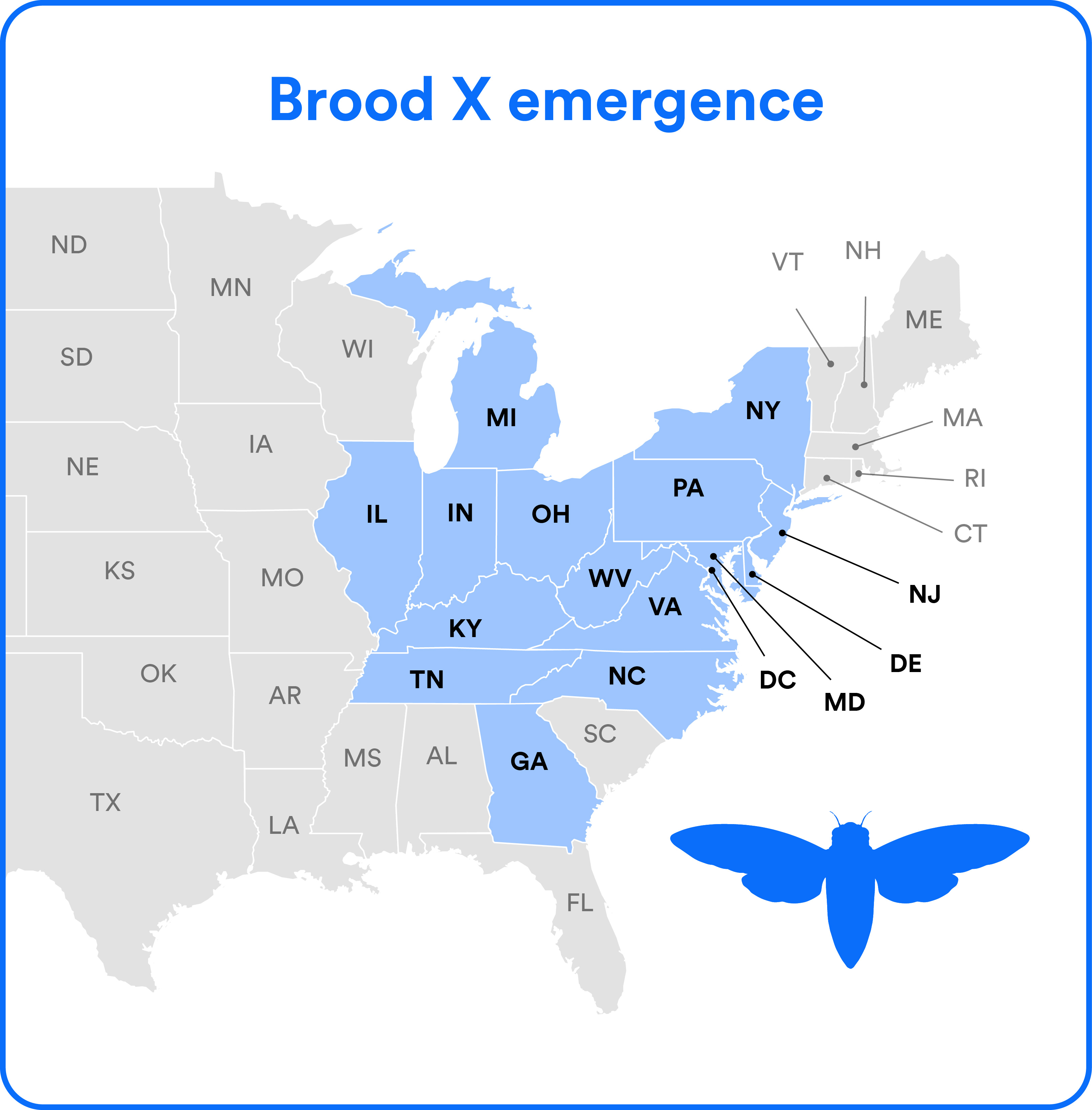 Newsela | Brood X: Why cicadas set to emerge after 17 years have an ...