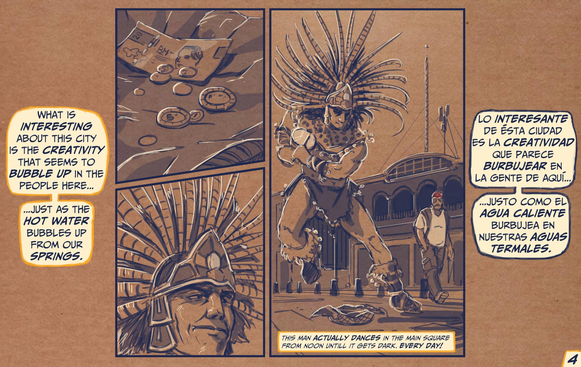 Newsela | A cartoon: "Dancing at sunrise: life in Mexico's land of the ...